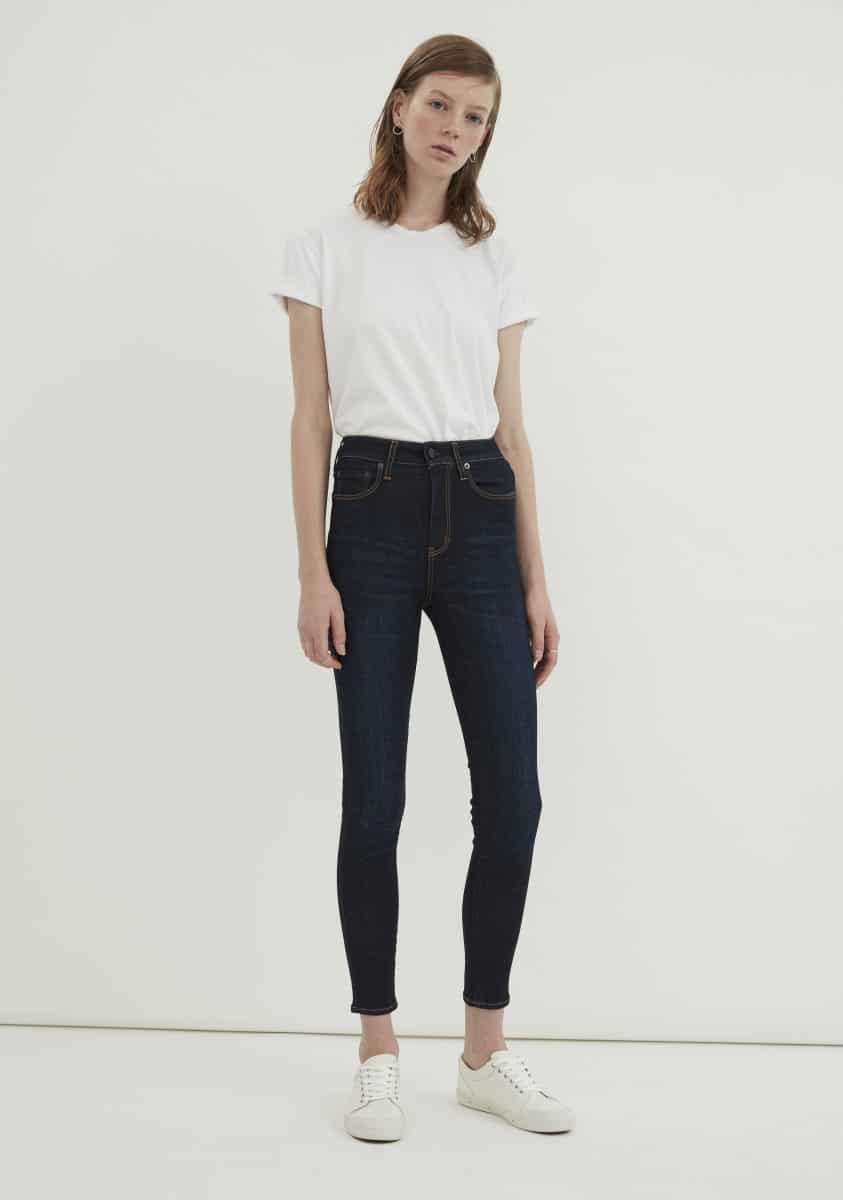 ALANA Cropped Jean-Dark Indigo | DENIMSMITH | Melbourne Made – Denimsmith