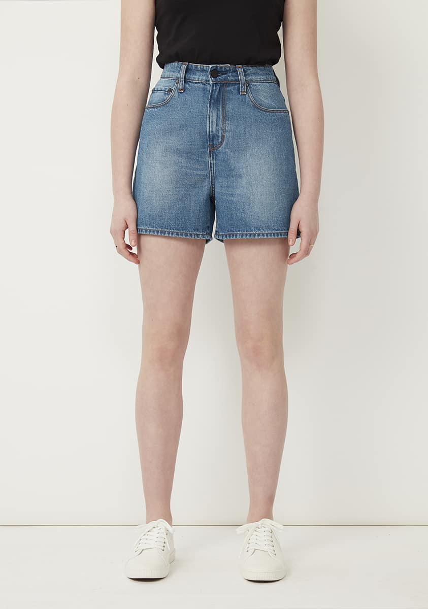 ODETTE Short-Mid Indigo | DENIMSMITH | Melbourne Made – Denimsmith